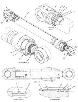 China 9T-8346 Ring 9T8346 Pump Group Piston Engine 185-0232 Cylinder Liner 1850232 Piston for sale