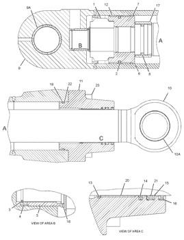 China 191-5603 Engine 9T8647 Pump Group Piston Cylinder Liner 1915603 Piston Ring 9T-8647 for sale