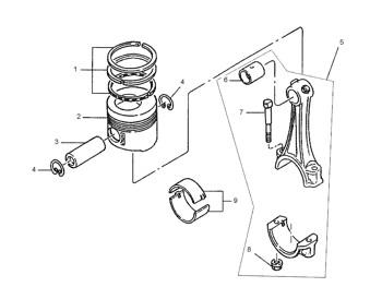 China Tak9889 Piston Liner Kit Cylinder Liner 297-7750 Engine Tak-9889 Ring 2977750 Piston à venda