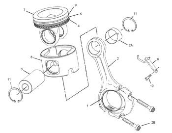 China 3208H3Sp Ring 3208H3Sp Body Piston W/Pin Engine 197-9368 Cylinder Liner 1979368 Crown As à venda