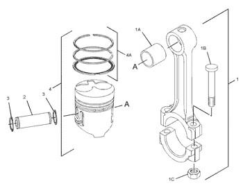 China 217-1456 Engine 4P8132 Piston Body W/O Pin Cylinder Liner 2171456 Ring Kit Ring 4P-8132 à venda