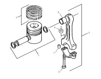 China 1475860 Piston A Engine 147-5860 Ring Tak5250 Piston Kit(See T) Cylinder Liner Tak-5250 à venda