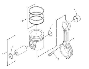 China 2767475 Piston As W Ring Gr Cylinder Liner 7C-115 Engine 276-7475 Ring 7C115 Pin Piston à venda