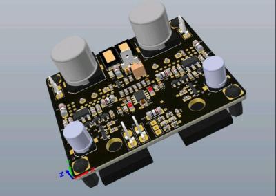 中国 FR4の黒プロトタイプPCBアセンブリ可聴周波力のAmpilier重い2.0 Ozの銅2つの層の 販売のため