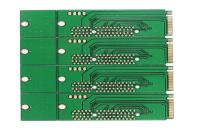 China Green Ink Printed Circuit Board E Test FR4 Double Sided PCB for sale