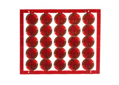 China Placa de circuito impresso vermelha da tinta FR4 do cobre da máscara 1OZ de Peelable à venda