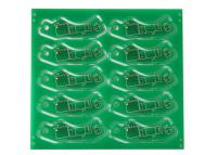 China White Silkscreen 2oz Copper CEM-1 Single Sided PCB for sale