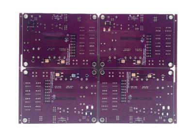 Cina Inchiostro porpora dell'oro di immersione di FR4 94V0 RoHS un circuito 2 di strato del PWB in vendita