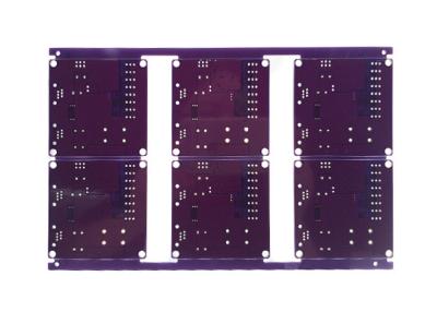 Cina Inchiostro porpora dell'oro di immersione di FR4 94V0 RoHS un circuito 2 di strato del PWB in vendita