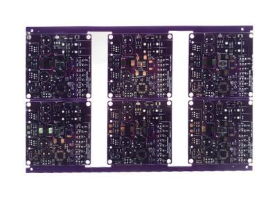 Cina Inchiostro porpora dell'oro di immersione di FR4 94V0 RoHS un circuito 2 di strato del PWB in vendita