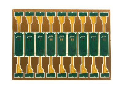 China Classe amarela 2 Flex Printed Circuit Board rígido de Coverlay IPC da tinta verde à venda