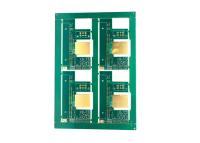 China EING Finish Rigid FR4 Green Solder Mask Prototype PCB Board for sale