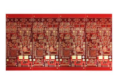 Китай Multi плата с печатным монтажом ISO14001 PCB слоя 17um красная 94V0 продается