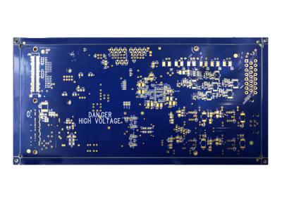 Cina Maschera blu della lega per saldatura del circuito del PWB del rame di FR4 CCL 0.5OZ 35um in vendita