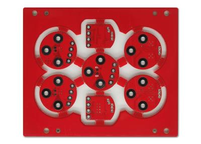 Cina Doppia maschera rossa senza piombo 8mil della lega per saldatura FR4 del PWB 2.0mm di strato di LPI HASL 35um in vendita
