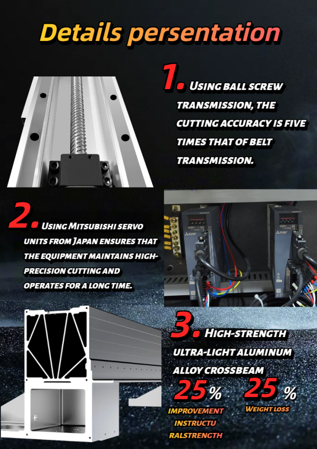 T9-L9060S CO2 laser cutting machine side view