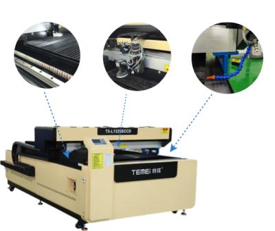 China 1300x2500mm CO2 Laser Cutter Machine For Composite Board With Visual System for sale