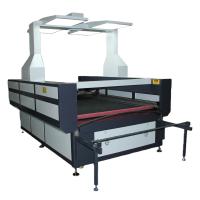 China CCD Edge Tracing 150W CO2 Laser Cutting Machine Fabric Leather Textile Processing System for sale