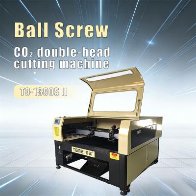 China Double Lead Screw CO2 Laser Cutting Machine with CCD Edge Patrol Cutting and 130W-450W Laser Power for sale
