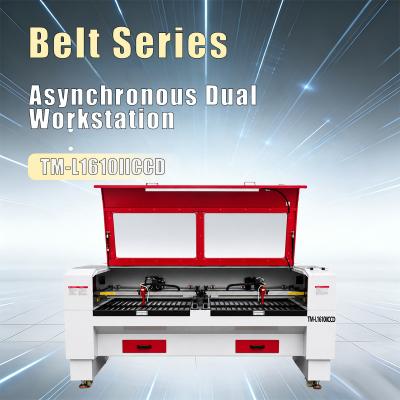 China Co2 Laser Cutting Machine Designed with Dual Station Belt System to Optimize Cutting Operations and Material Utilization for sale