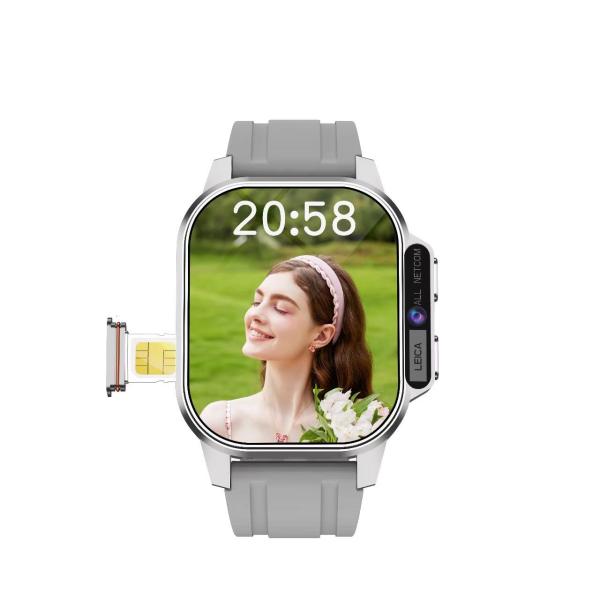 Quality B22 4G Sim Card Android Smart Watch Video Call 2.04 Inch HD Camera SmartWatch for sale