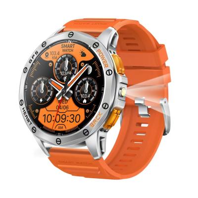 China K67 GPS Smart Watch with 1.43-inch AMOLED Screen and LED Flashlight for Men for sale
