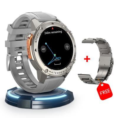 China DM56 GPS Smart Watch with 1.43inch AMOLED Screen & BT Call for Men for sale