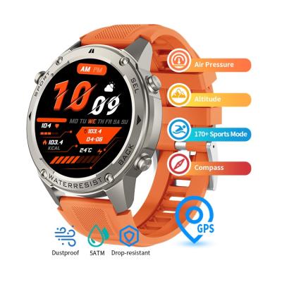 China DM56 GPS Smart Watch with 1.43inch AMOLED Screen & BT Call for Men for sale