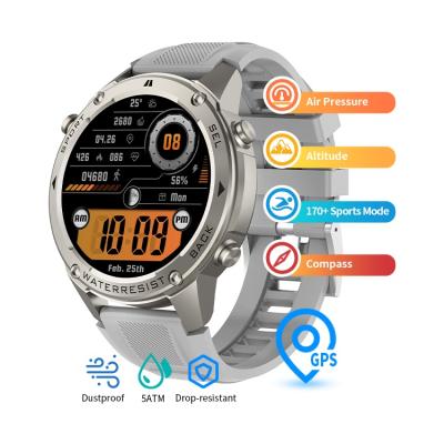 China 5ATM Waterproof GPS Smart Watch with 1.43" AMOLED Display & ATS3085L Chip for sale