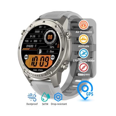 China DM56 Smart Watch 1.43 Inch AMOLED GPS Barometer Compass 5ATM Waterproof for sale
