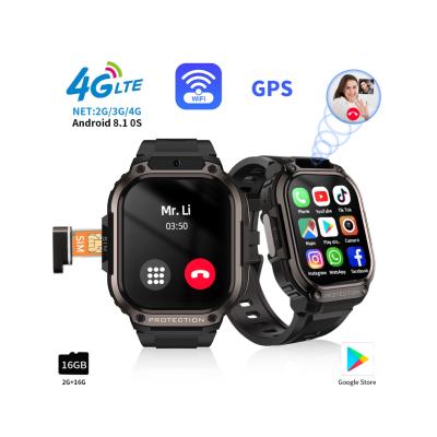 China DM63 4G Android Smart Watch 2.13 Inch AMOLED IP68 Waterproof for sale