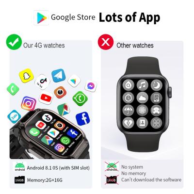 China DM63 4G Android Smart Watch 2.13 Inch AMOLED IP68 Waterproof for sale