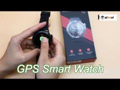 hk08 gps smart watch 1.43 inch amoled screen smartwatch sport outdoor altitude bracelet