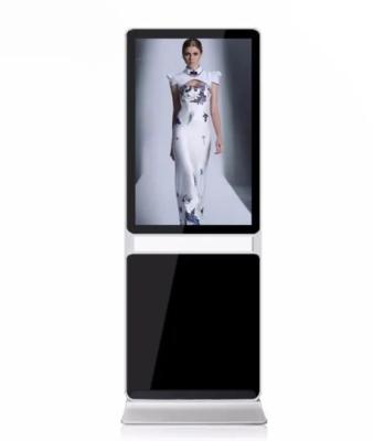 China SAMSUNG täfeln wechselwirkender Boden-stehenden drehenden Innen-LCD geberührten Schirm der digitalen Beschilderung für die Werbung zu verkaufen