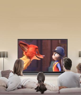 China Free Standing LCD Smart Tv 300 Nits Brightness Custom Logo With Built In APPs for sale