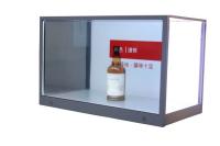 China Transparent Lcd Display Box , Transparent Screen Display Infrared 10 Points Touch for sale