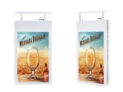 China Color modificado para requisitos particulares señalización doble colgante del LCD Digital del lado para la publicidad interior en venta