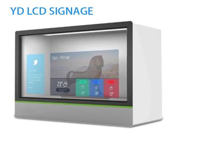 Chine Étalage transparent fixé au mur d'affichage d'affichage à cristaux liquides 32 pouces avec le système d'Android à vendre
