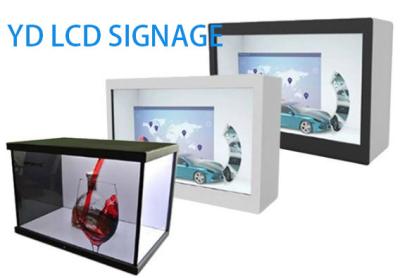 Chine Étalage transparent fixé au mur d'affichage d'affichage à cristaux liquides 32 pouces avec le système d'Android à vendre