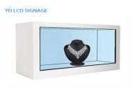China Wall Mounted Transparent LCD Display Showcase 32 Inch With Android System for sale