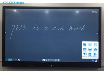 中国 広のLCDの平らな相互タッチ画面のキオスク55インチ超薄い4KスマートなTV 販売のため