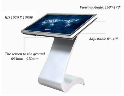 China Smart verdeelt Interactieve Touch screenkiosk de speler van 42 Duimadvertenties Te koop