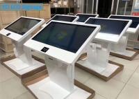 China Floor Stand Interactive Touch Screen Kiosk Advertising Touch Screen K Shape TFT Type for sale