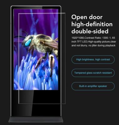 Китай игрок цифрового дисплея рекламы экрана касания лькд стойки пола андроида 43инч/55инч для рекламировать продается