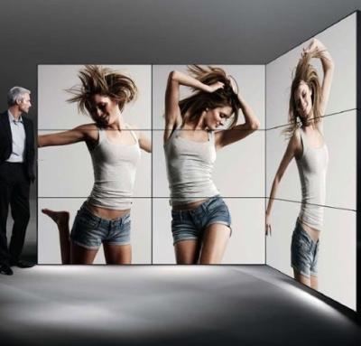 中国 デジタル継ぎ目が無い表記はWifi/3G/4G/USBを支えた接続スクリーン3x3のビデオ壁LCD媒体スクリーンを監察する 販売のため