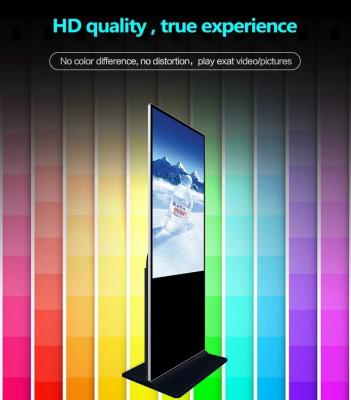 Chine 43 kiosque libre de totem de support d'écran tactile de pouce de TFT FHD d'affichage vertical d'affichage à cristaux liquides à vendre