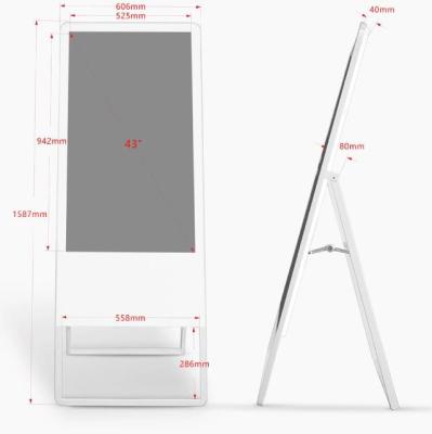 中国 55インチ500cd/m2の狭い斜面LCDの相互トーテム 販売のため