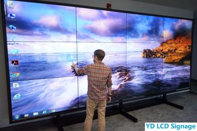 중국 1080P 내로우 베젤 230w 46 55 벽 말 탄 LCD 디스플레이 판매용