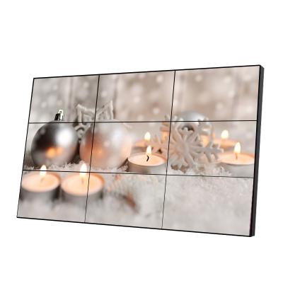 中国 LCDのビデオ壁は55インチの超狭い斜面LCDビデオTVの壁のモニター接続スクリーン コントローラーの広告の壁を表示する 販売のため