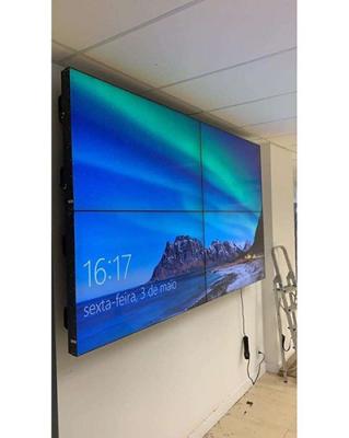 중국 1.8mm LG 49" LCD Video Wall Interactive Touch Screen Kiosk with HDMI port 판매용